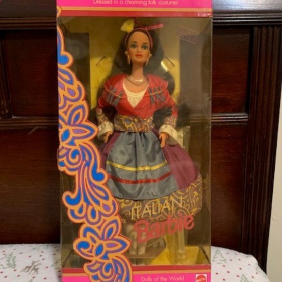 Barbie | Toys | Italian Barbie 992 Special Edition Dolls Of The World ...